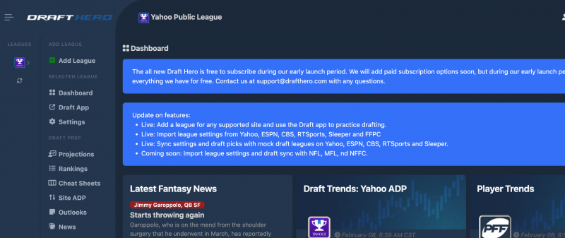 Draft Hero Walkthrough | 4for4